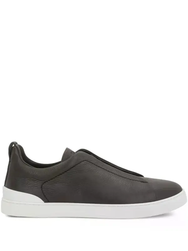 Zegna Triple Stitch™ Sneakers - Brown