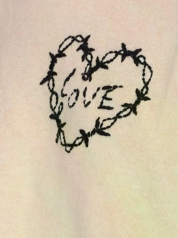 Zadig&Voltaire Embroidered Crewneck Sweater - Neutrals