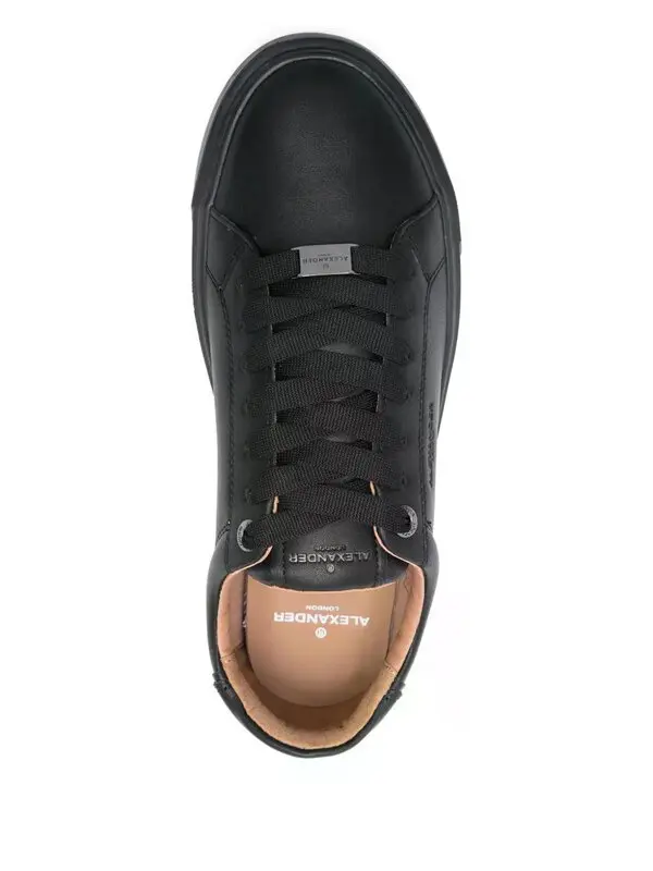ALEXANDER SMITH Leather Sneakers - Black