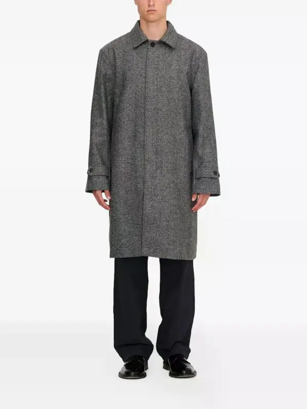 PALMES Virgin Wool Single-breasted Coat
