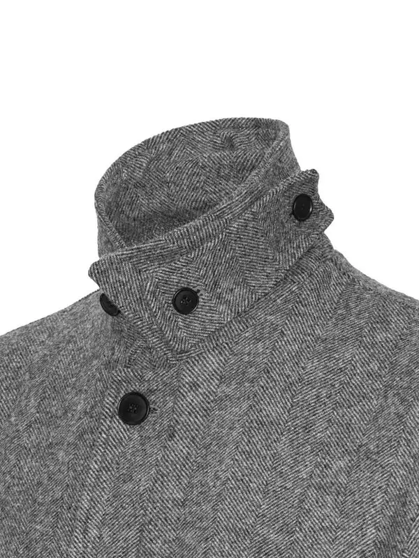 PALMES Virgin Wool Single-breasted Coat