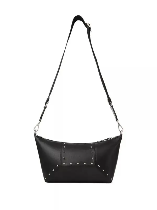 JIMMY CHOO Diamond-studded Zip Shoulder Bag