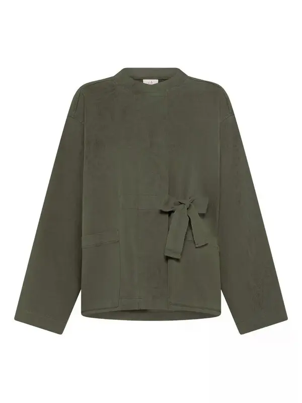 DEHA Tie-waist Patch-pocket Jacket