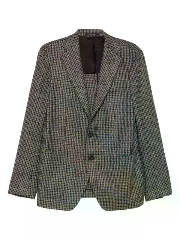 Tagliatore Patterned Single-breasted Jacket
