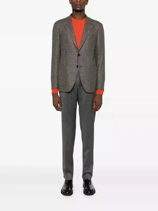 Tagliatore Patterned Single-breasted Jacket