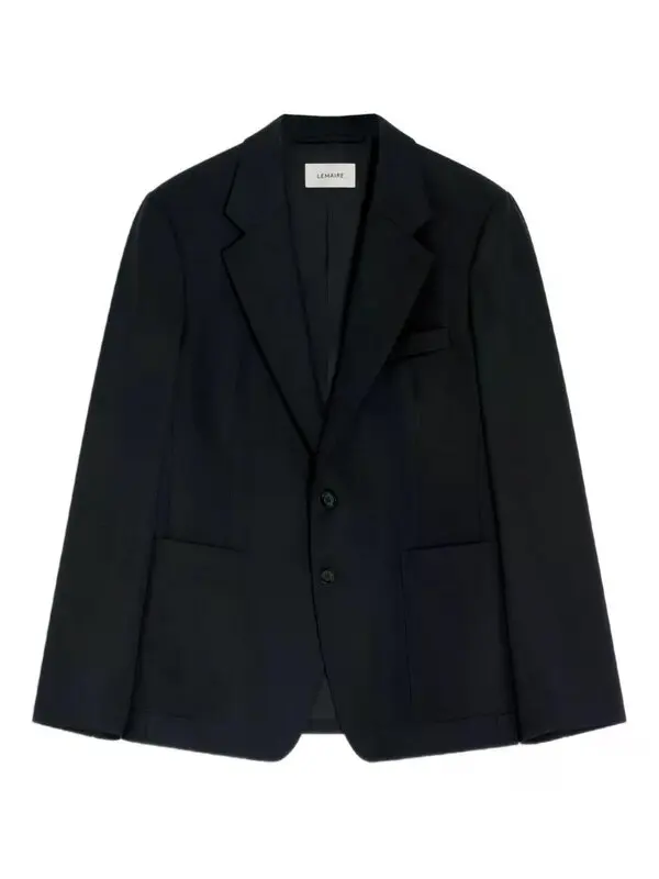 LEMAIRE Tailored Wool Blazer - Black