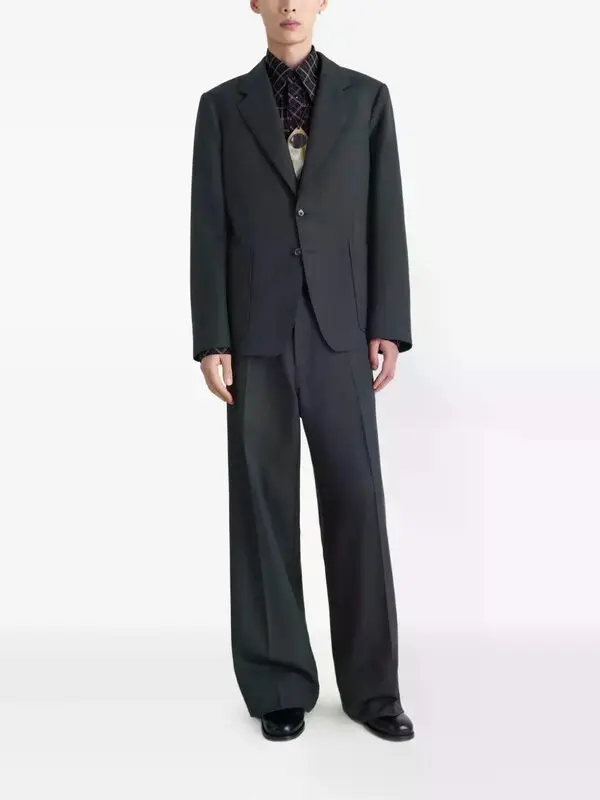 LEMAIRE Tailored Wool Blazer - Black