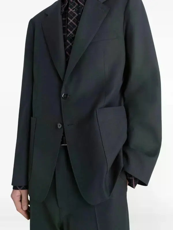 LEMAIRE Tailored Wool Blazer - Black