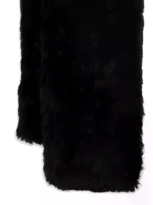 TOTEME Shearling Scarf - Black