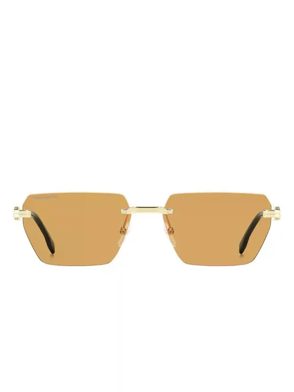 Dsquared2 Geometric Sunglasses With Logo Detail - Gold