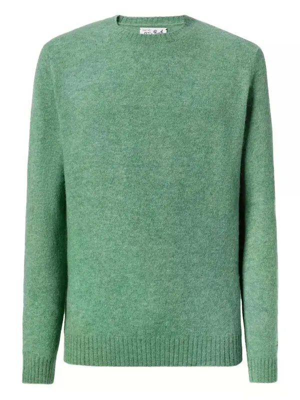MC2 SAINT BARTH Ribbed Alpaca-blend Sweater - Green
