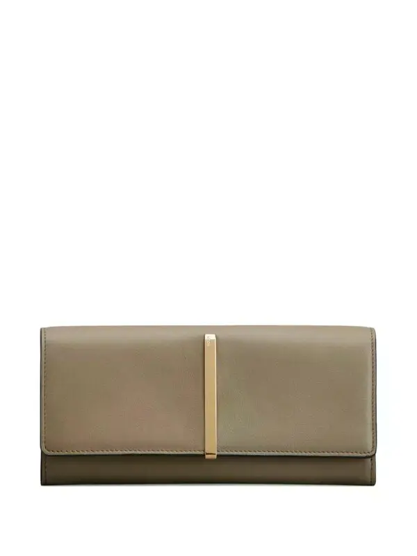 TOD'S Leather Wallet - Neutrals