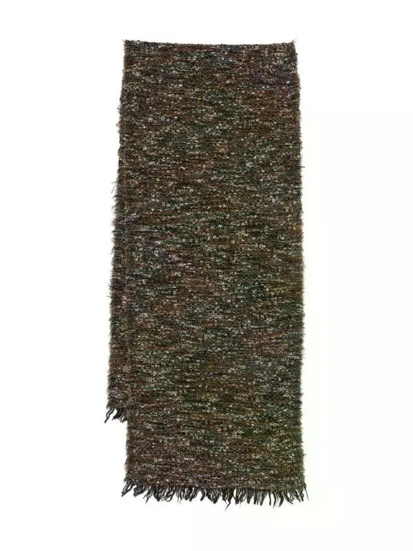 Faliero Sarti Fringed Scarf - Brown