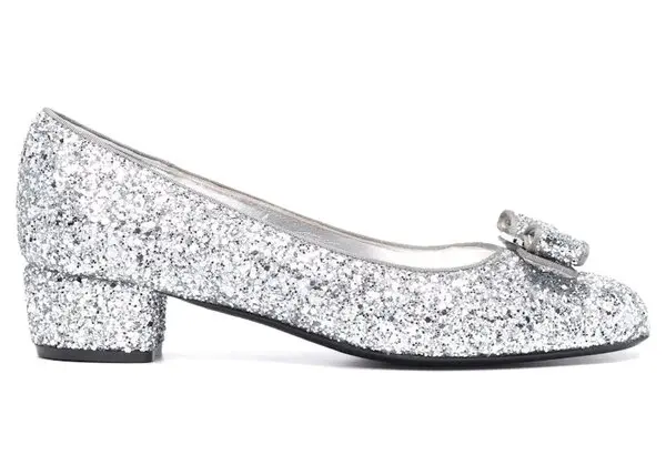 FERRAGAMO Glitter-detailed Pumps