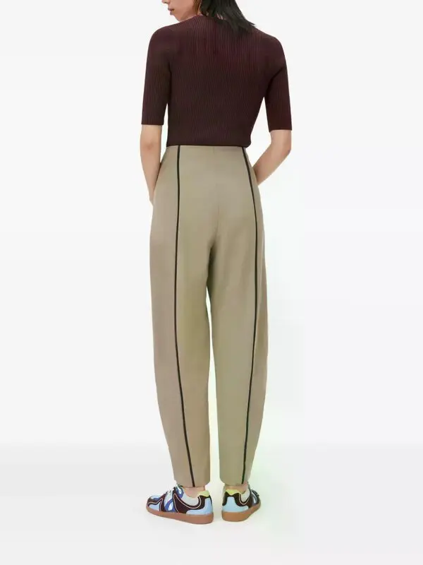 GANNI Piped Detail Trousers