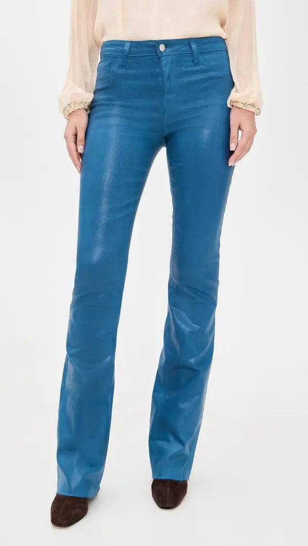 L'Agence Ruth Raw Hem Straight Jeans