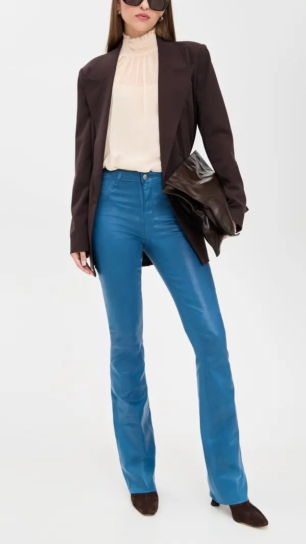 L'Agence Ruth Raw Hem Straight Jeans