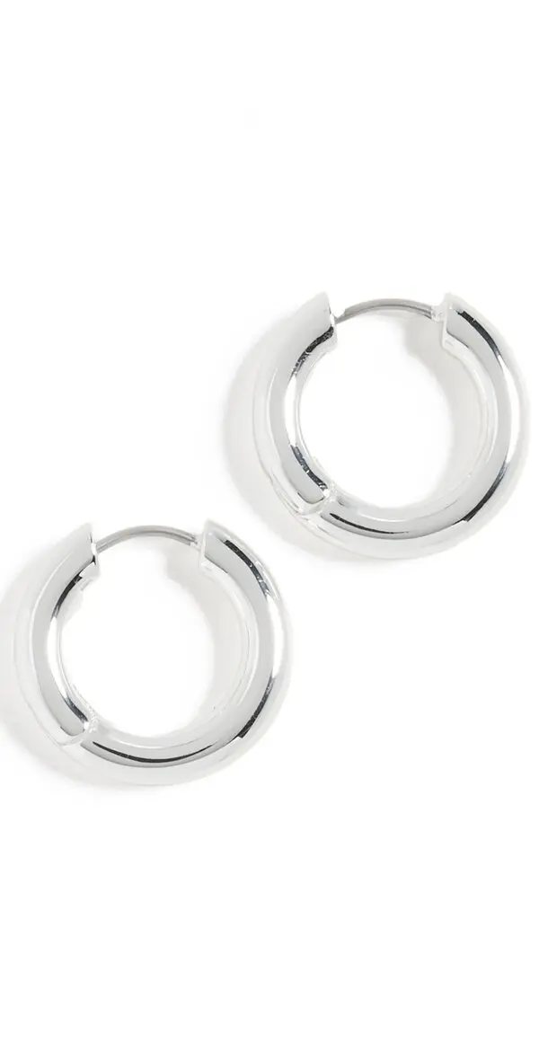 Gorjana Lou Hoops - Silver