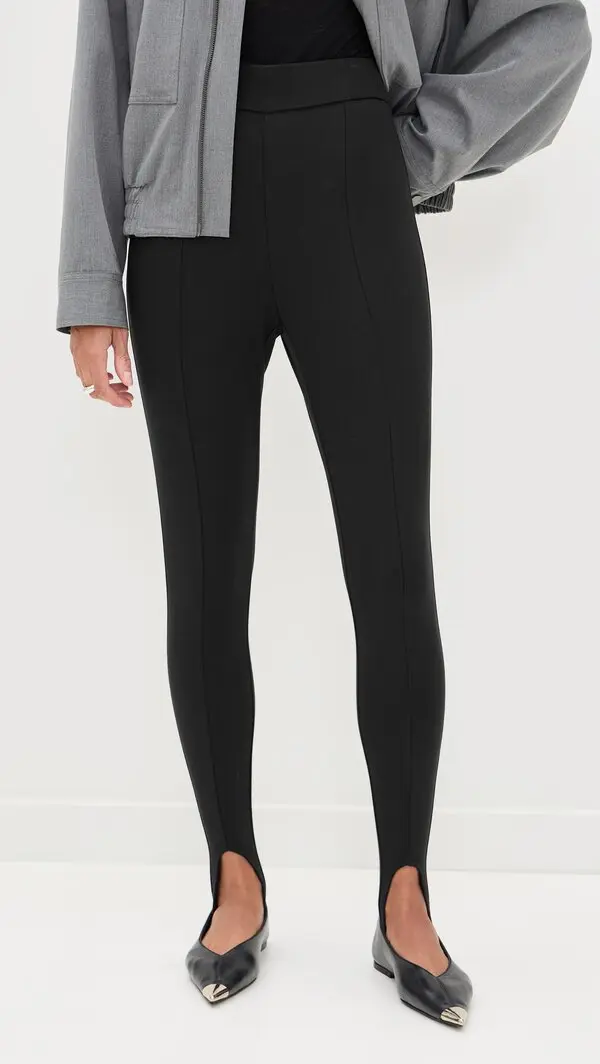 LE BOP Maris Ponte Leggings - Black