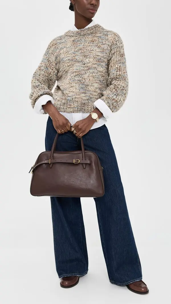 Madewell The Belted Satchel Leather Bag