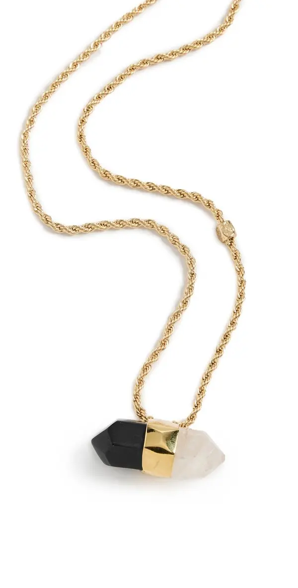 Gas Bijoux Aventurine Necklace - Black