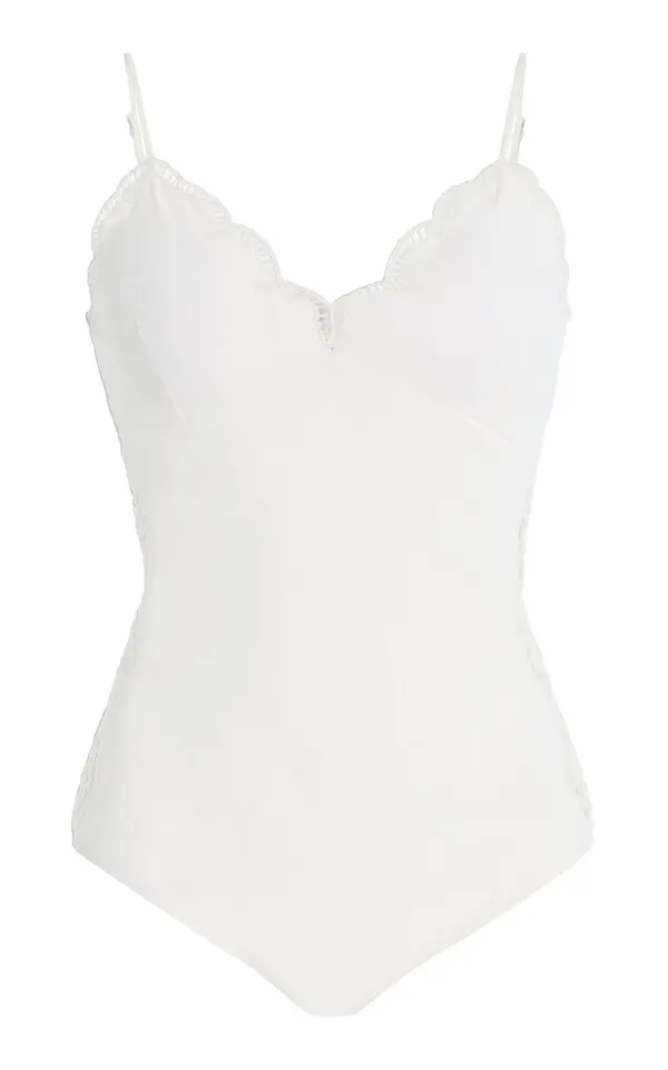 Sea Babette Eyelet One-piece Swimsuit - White