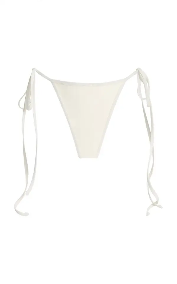 MARE PERPETUA Side Tie Bikini Bottom - White