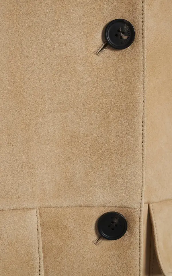 FERRAGAMO Suede Car Coat