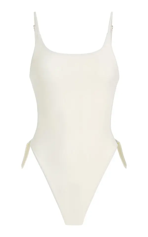 MARE PERPETUA D-ring One-piece Swimsuit - White