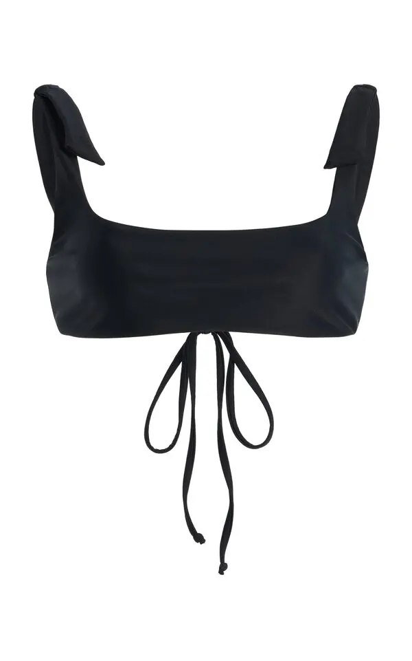 MARE PERPETUA D-ring Bikini Top - Black