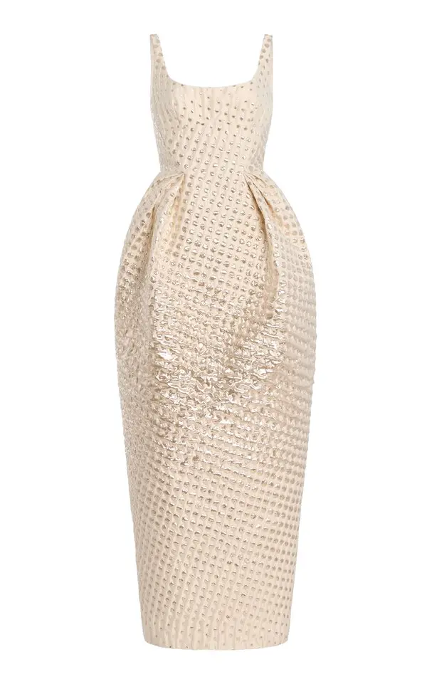 Christopher John Rogers Fil Coupé Gown - Ivory