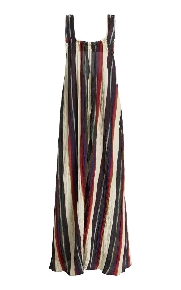 Christopher John Rogers Morris Striped Maxi Dress - Multi