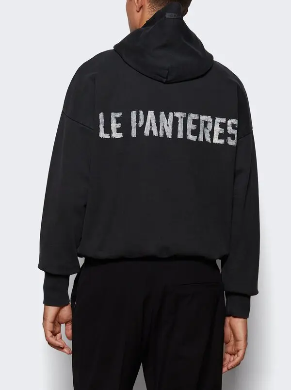 Fear Of God Le Panteres Printed Hoodie - Black
