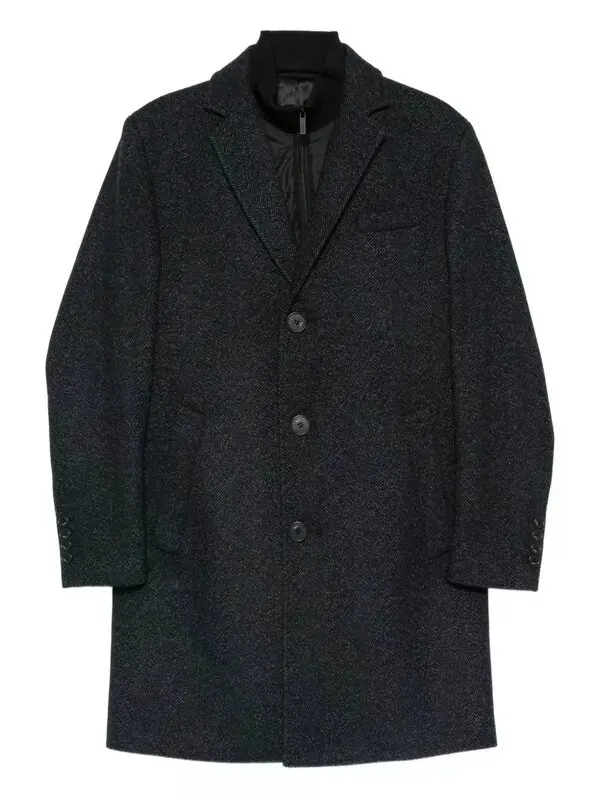 Karl Lagerfeld Single-breasted Coat With Notched Lapel