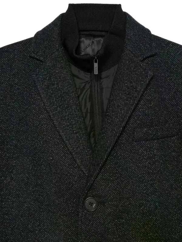 Karl Lagerfeld Single-breasted Coat With Notched Lapel