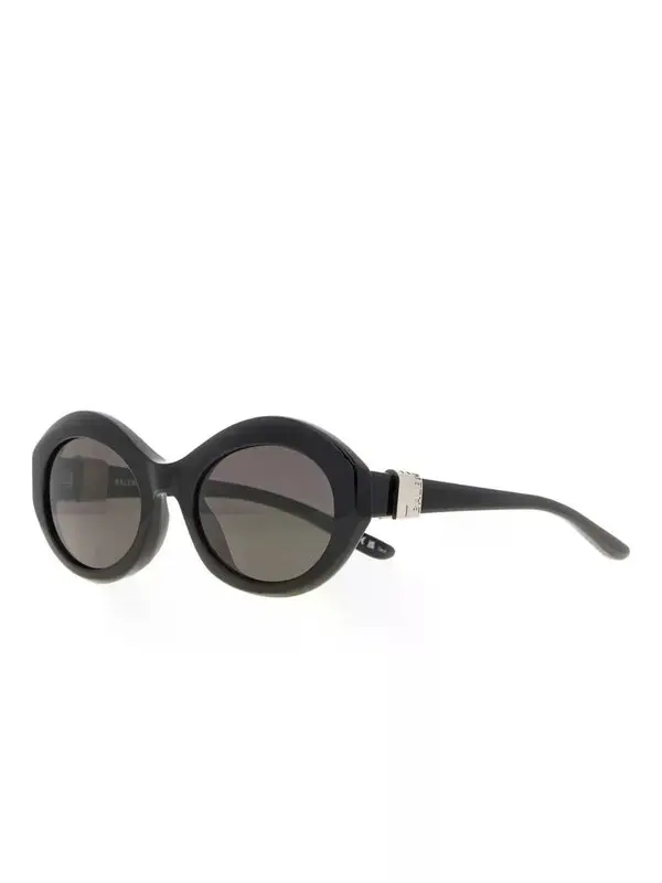 Balenciaga Klub Round Sunglasses