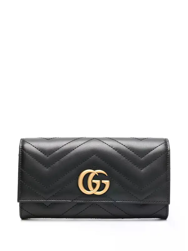 Gucci Gg Marmont Leather Continental Wallet