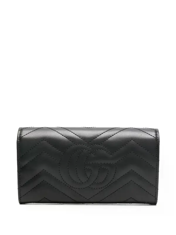 Gucci Gg Marmont Leather Continental Wallet