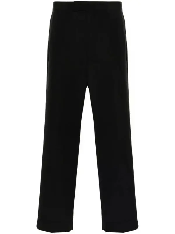 Gucci Cropped Textured Chino Trousers