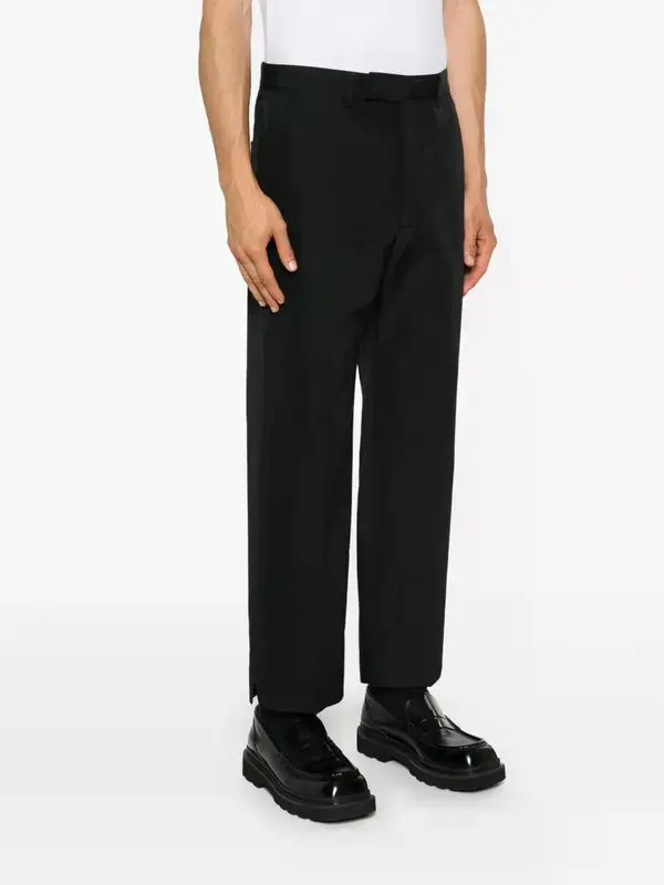 Gucci Cropped Textured Chino Trousers