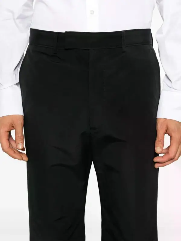 Gucci Cropped Textured Chino Trousers