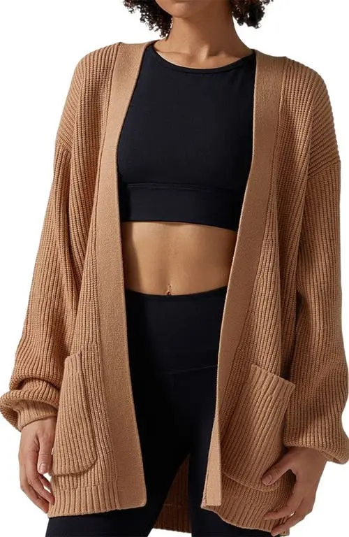 TAVI Alpine Long Cardigan - Camel