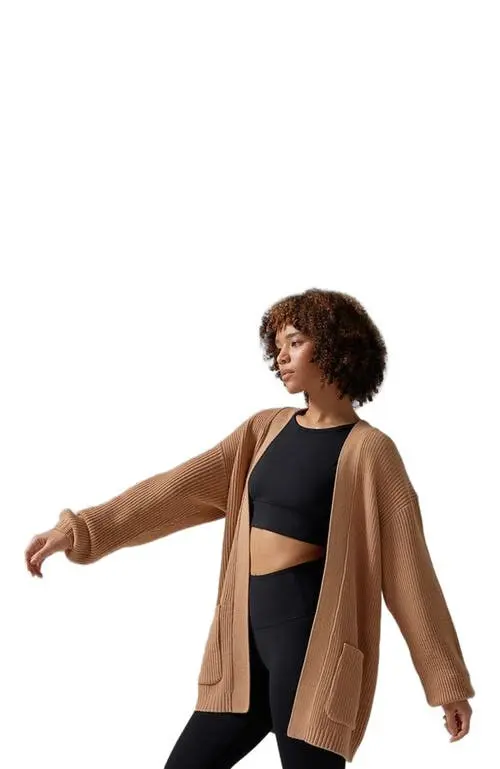 TAVI Alpine Long Cardigan - Camel