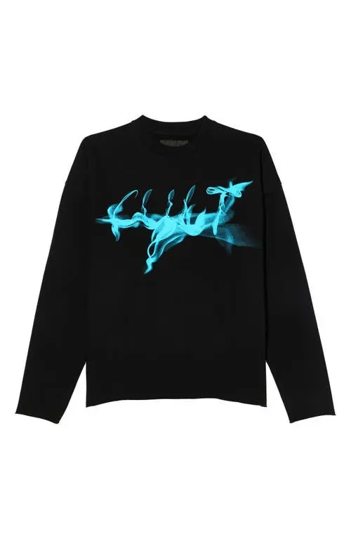 CULT OF INDIVIDUALITY Graphic Cotton Fleece Sweatshirt