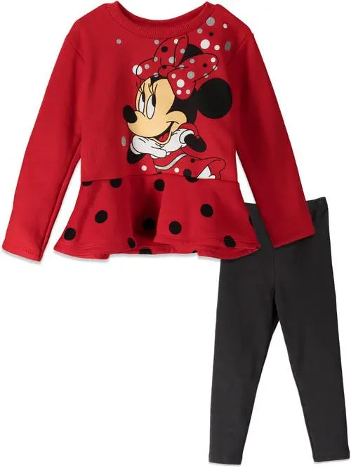 Disney Minnie Mouse Sweatshirt And Leggings Set