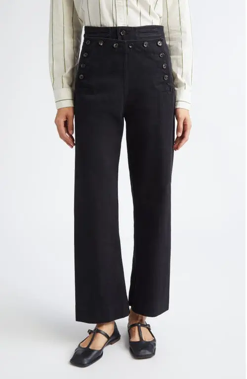 BODE Denim Sailor Trousers - Black