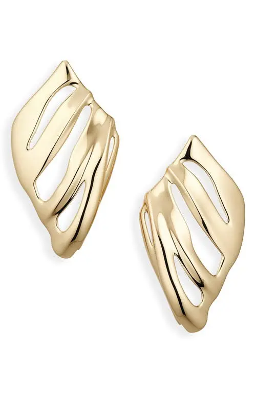 Jenny Bird The Kites Drop Earrings - High Polish Gold