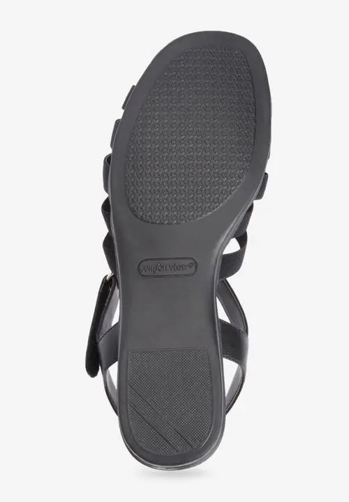 COMFORTVIEW The Dorian Fisherman Sandal - Black