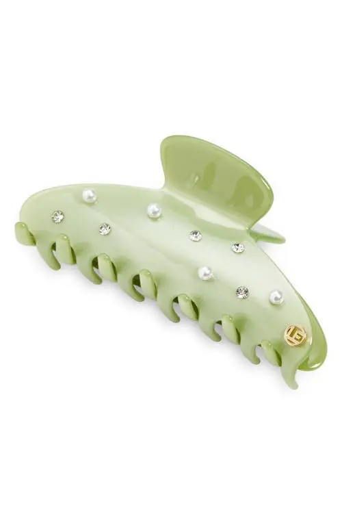 L. Erickson Lumina Embellished Claw Clip - Sage