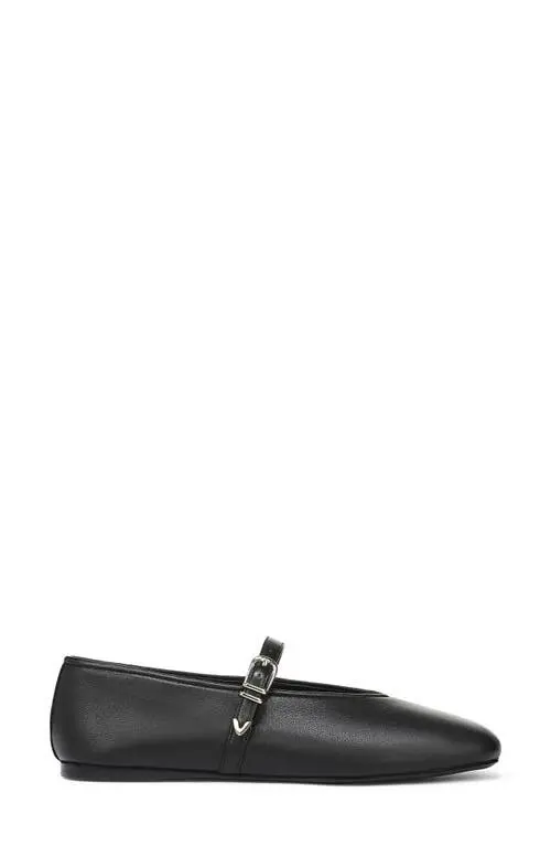FAVORITE DAUGHTER Margot Mary Jane Flat - Black